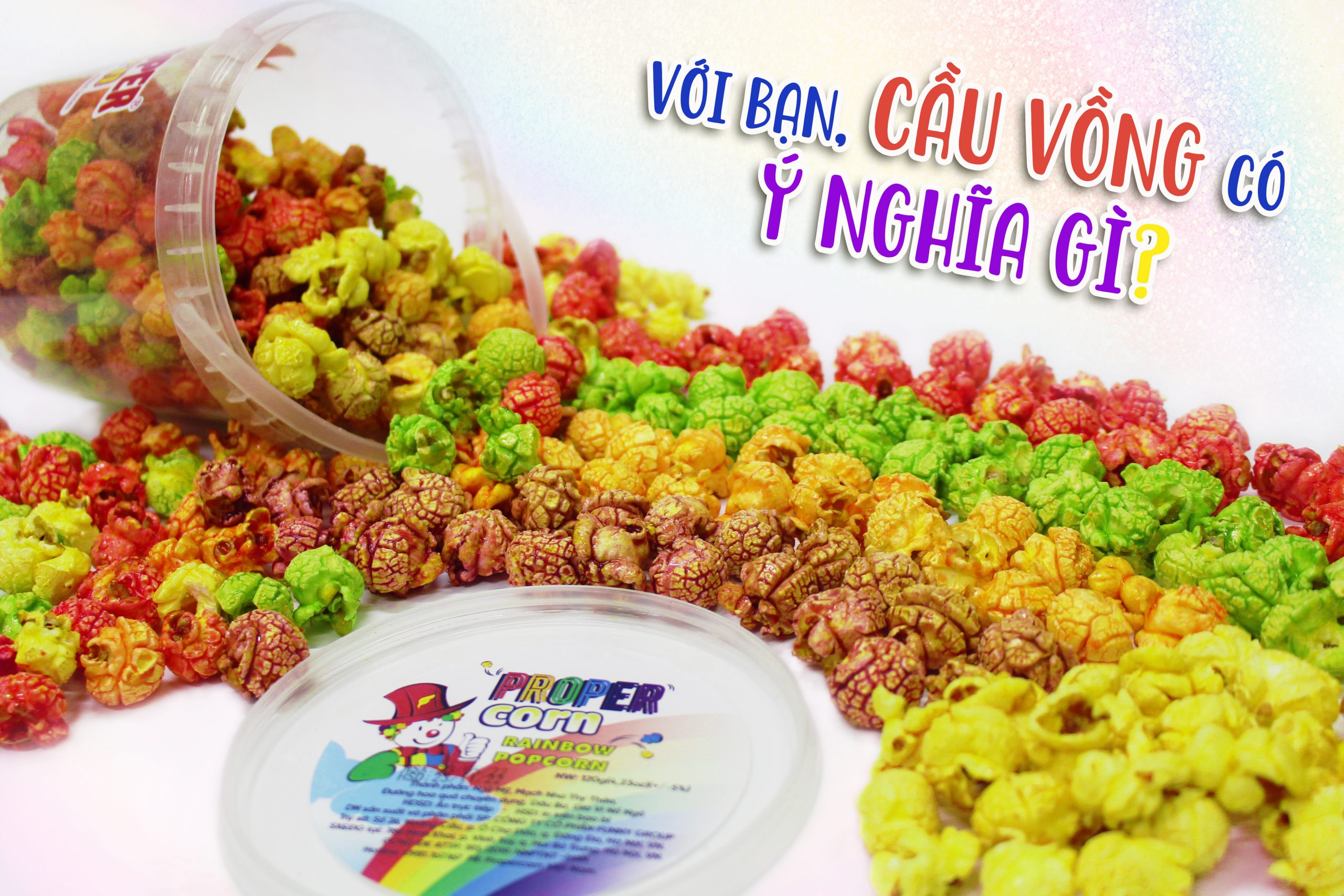 TẠI SAO LẠI LÀ RAINBOW POPCORN? – Propercorn